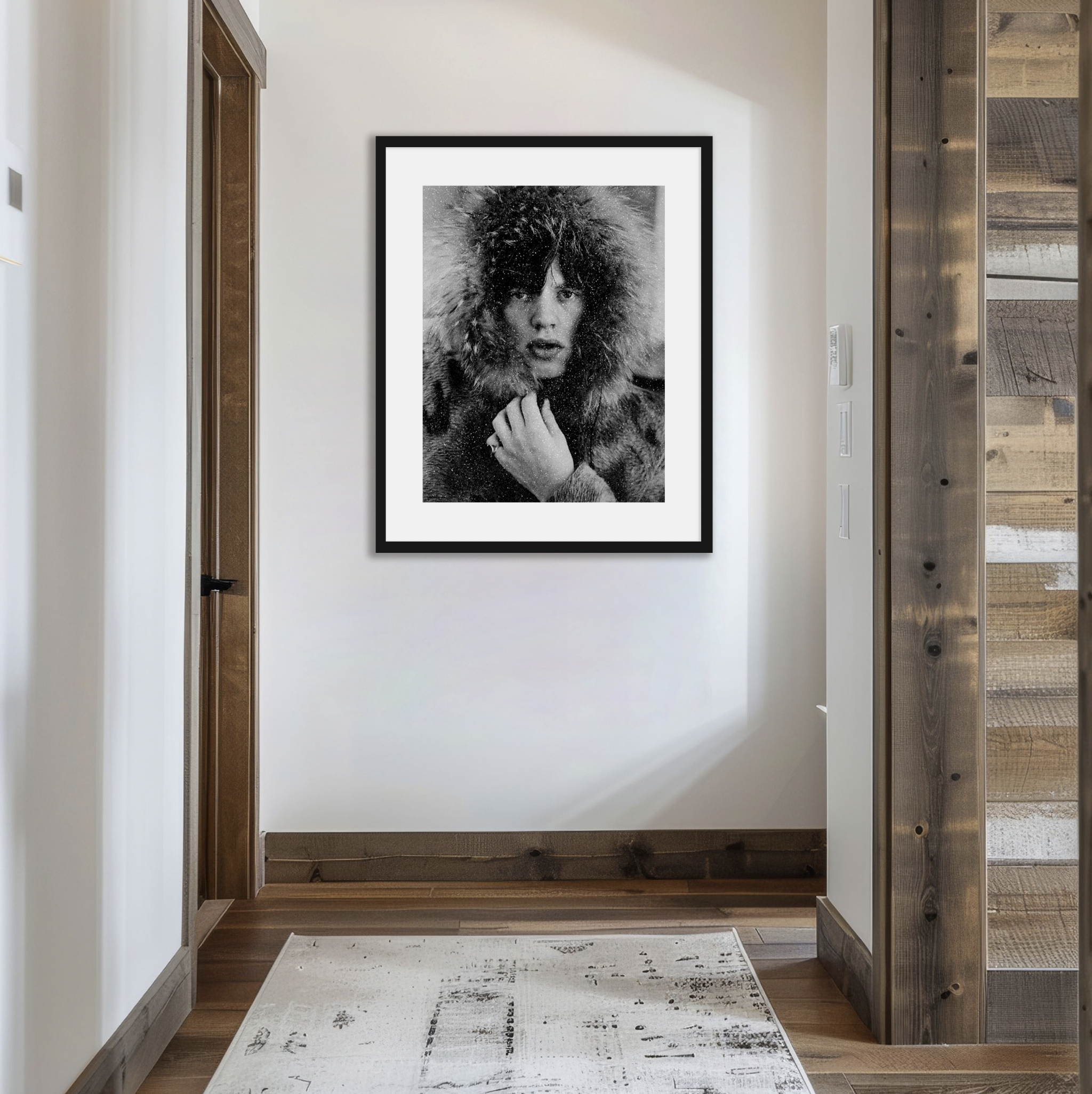 Mick Jagger (Black + White) Limited Edition Print - District Gallery